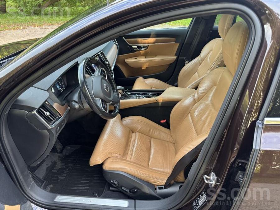 Brūns Volvo V90 2017 Jelgava, ar dzinēja tilpumu 2.00 L un nobraukumu 367 tūkst. km par 15200 €, foto 6 vietnē AUTOMOTO.COM.LV