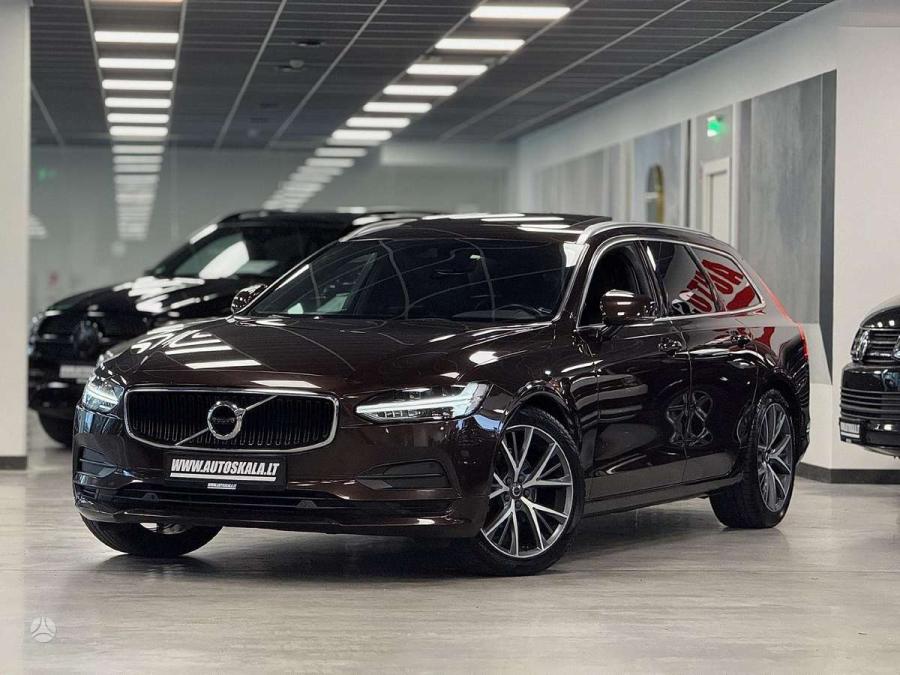 Brown Volvo V90 2018 in Klaipeda, with an engine capacity of 1.97 L and mileage of 304 thousand km for 17950 €, photo 6 on AUTOMOTO.COM.LV