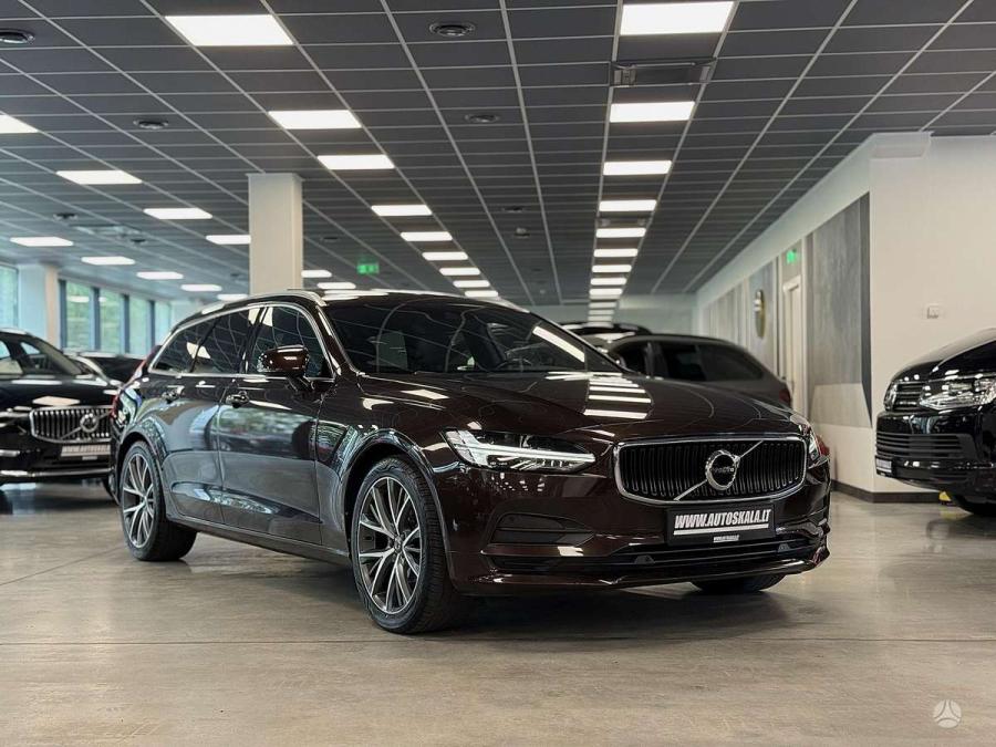 Brown Volvo V90 2018 in Klaipeda, with an engine capacity of 1.97 L and mileage of 304 thousand km for 16500 €, photo 14 on AUTOMOTO.COM.LV