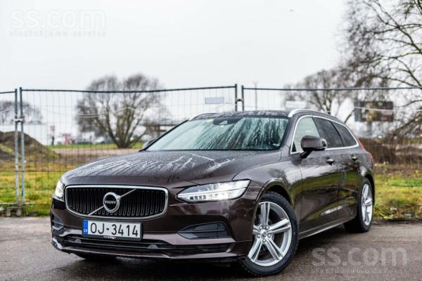 Brown Volvo V90 2019 in Riga, with an engine capacity of 2.00 L and mileage of 234 thousand km for 20990 €, photo 1 on AUTOMOTO.COM.LV