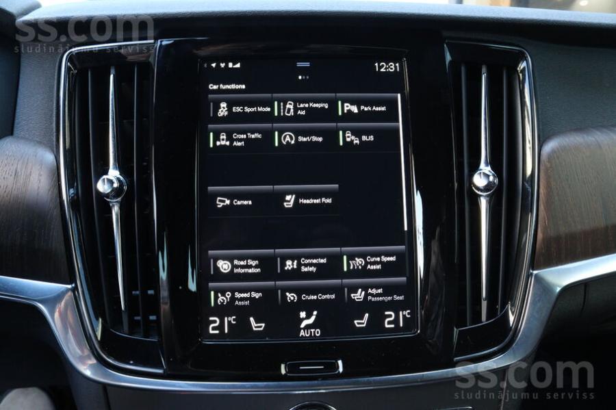 Brūns Volvo V90 2021 Rīga, ar dzinēja tilpumu 2.00 L un nobraukumu 91 tūkst. km par 26990 €, foto 17 vietnē AUTOMOTO.COM.LV
