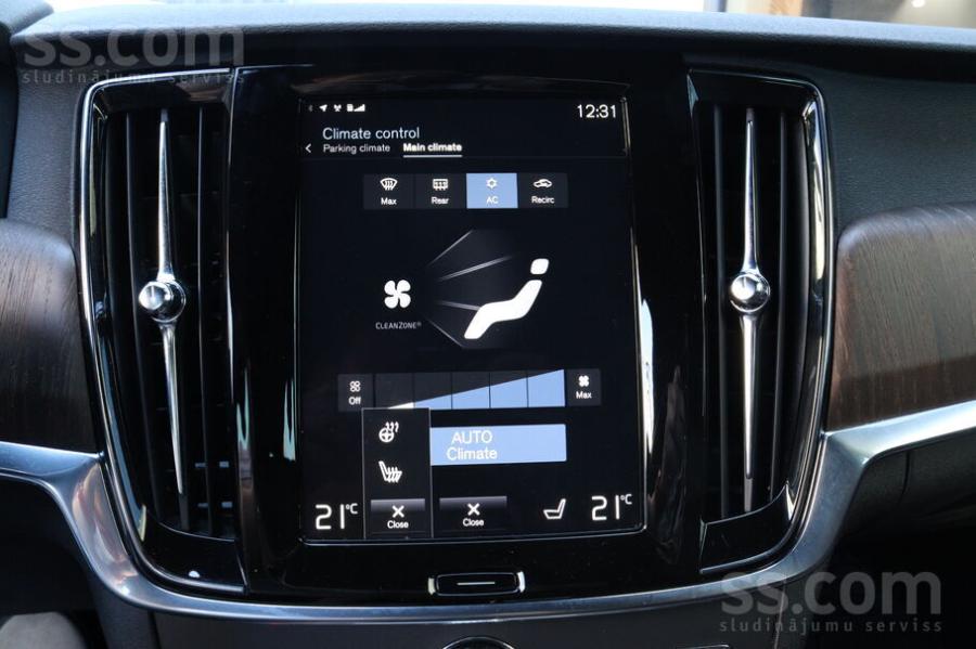 Brūns Volvo V90 2021 Rīga, ar dzinēja tilpumu 2.00 L un nobraukumu 91 tūkst. km par 26990 €, foto 20 vietnē AUTOMOTO.COM.LV