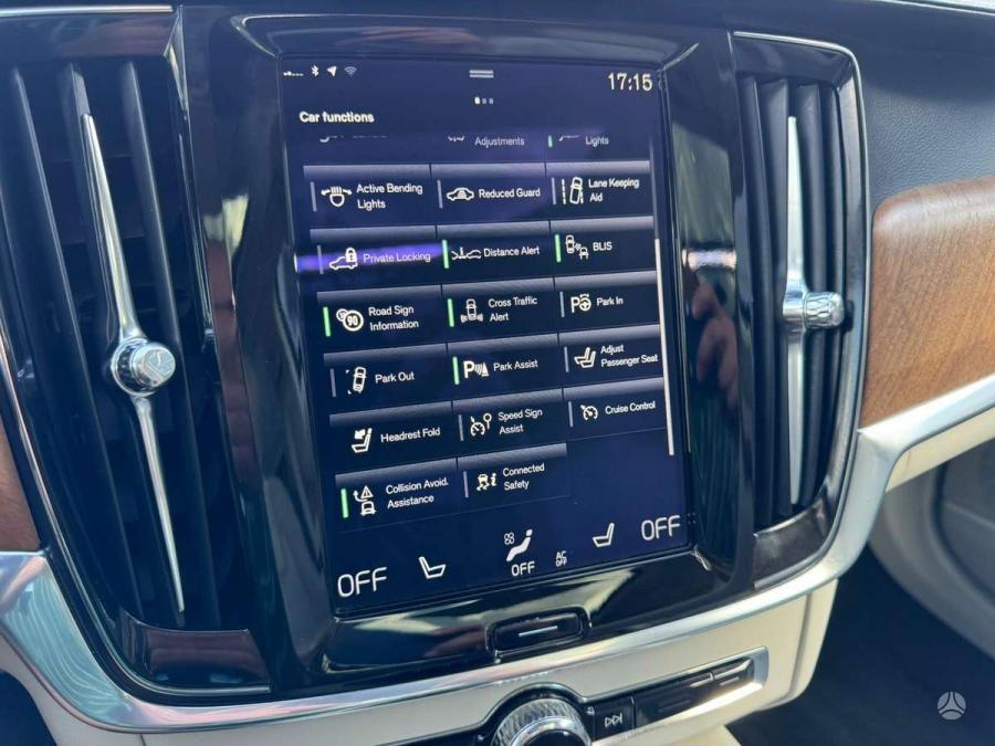 Зеленый Вольво В90 2017 в Расейняй, объемом двигателя 2.00 л и пробегом 246 тыс. км за 15950 €, фото 32 на AUTOMOTO.COM.LV