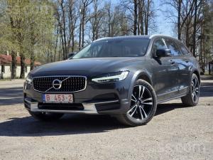 Grey Volvo V90 2019 in Riga, with an engine capacity of 2.00 L and mileage of 0 thousand km for 18250 €, photo  on AUTOMOTO.COM.LV