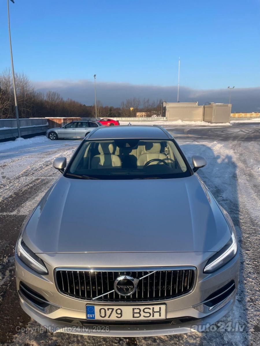 Grey Volvo V90 2016 in Tallinn, with an engine capacity of 2.00 L and mileage of 189 thousand km for 18499 €, photo 2 on AUTOMOTO.COM.LV