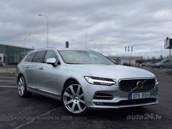 Grey Volvo V90 2016 in Tallinn, with an engine capacity of 2.00 L and mileage of 191 thousand km for 22700 €, photo 1 on AUTOMOTO.COM.LV
