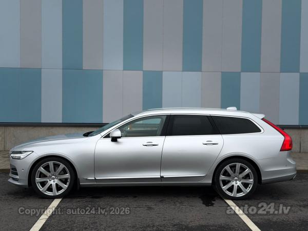 Grey Volvo V90 2016 in Tallinn, with an engine capacity of 2.00 L and mileage of 191 thousand km for 22700 €, photo 3 on AUTOMOTO.COM.LV