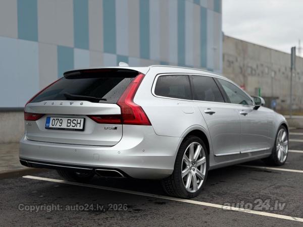 Grey Volvo V90 2016 in Tallinn, with an engine capacity of 2.00 L and mileage of 191 thousand km for 22700 €, photo 6 on AUTOMOTO.COM.LV