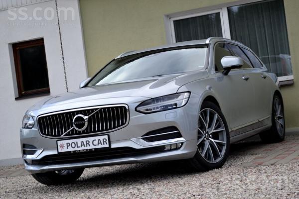Pelēks Volvo V90 2016 Tukums, ar dzinēja tilpumu 2.00 L un nobraukumu 281 tūkst. km par 15990 €, foto 1 vietnē AUTOMOTO.COM.LV
