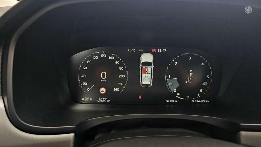 Grey Volvo V90 2016 in Panevezys, with an engine capacity of 2.00 L and mileage of 335 thousand km for 11500 €, photo 20 on AUTOMOTO.COM.LV