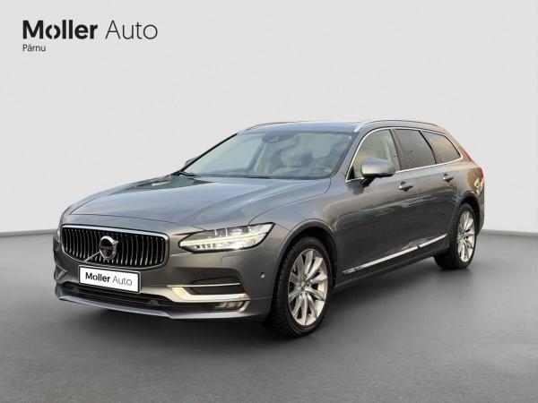 Pelēks Volvo V90 2016 Pērnava, ar dzinēja tilpumu 2.00 L un nobraukumu 181 tūkst. km par 20950 €, foto 1 vietnē AUTOMOTO.COM.LV