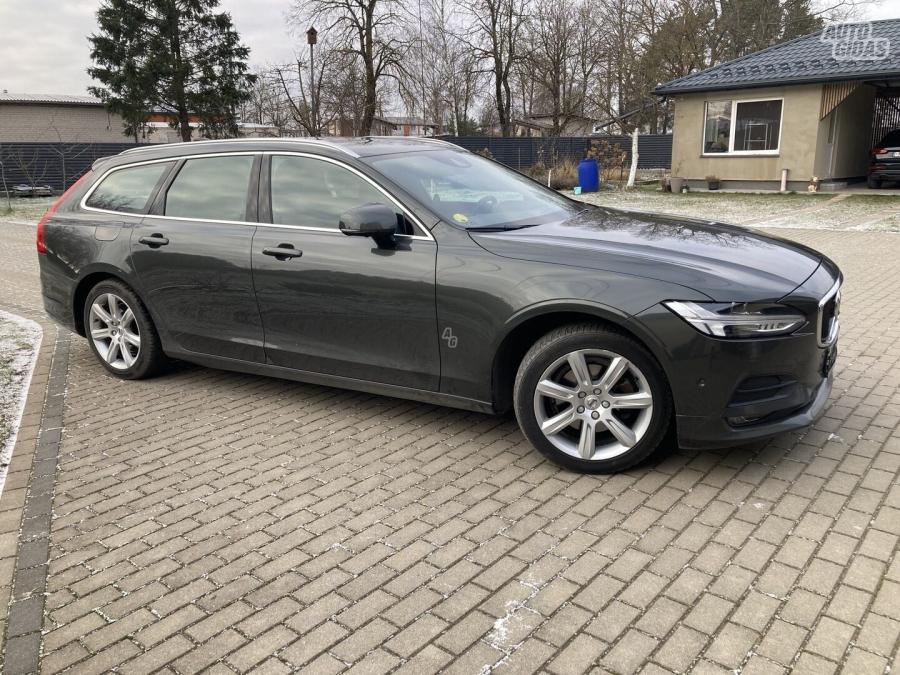 Grey Volvo V90 2017 in Vilnius, with an engine capacity of 2.00 L and mileage of 274 thousand km for 14200 €, photo 3 on AUTOMOTO.COM.LV