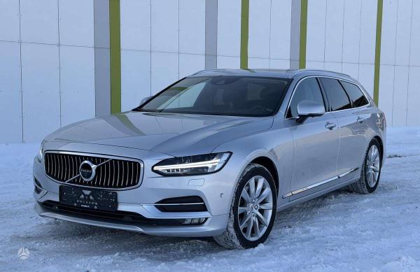 Pelēks Volvo V90 2017 Raseiniai, ar dzinēja tilpumu 2.00 L un nobraukumu 216 tūkst. km par 16999 €, foto 1 vietnē AUTOMOTO.COM.LV