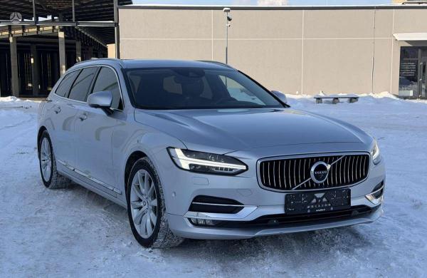 Pelēks Volvo V90 2017 Raseiniai, ar dzinēja tilpumu 2.00 L un nobraukumu 216 tūkst. km par 16999 €, foto 3 vietnē AUTOMOTO.COM.LV