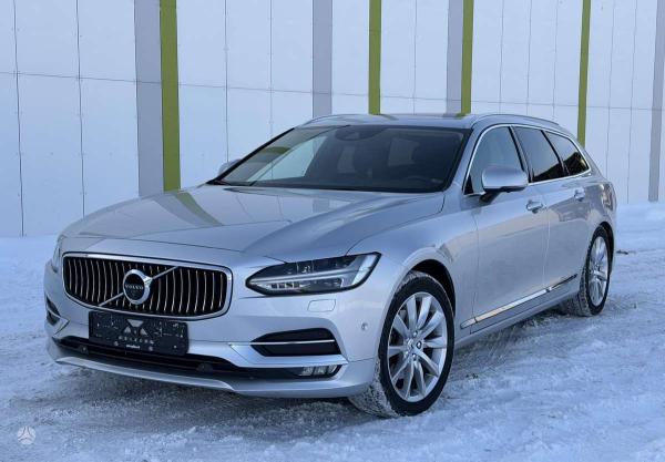Pelēks Volvo V90 2017 Raseiniai, ar dzinēja tilpumu 2.00 L un nobraukumu 216 tūkst. km par 16999 €, foto 10 vietnē AUTOMOTO.COM.LV