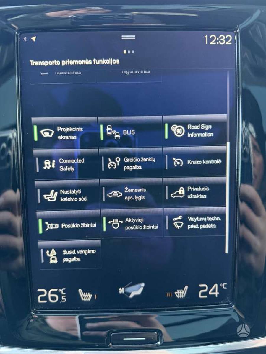 Серый Вольво В90 2017 в Расейняй, объемом двигателя 2.00 л и пробегом 216 тыс. км за 16999 €, фото 33 на AUTOMOTO.COM.LV