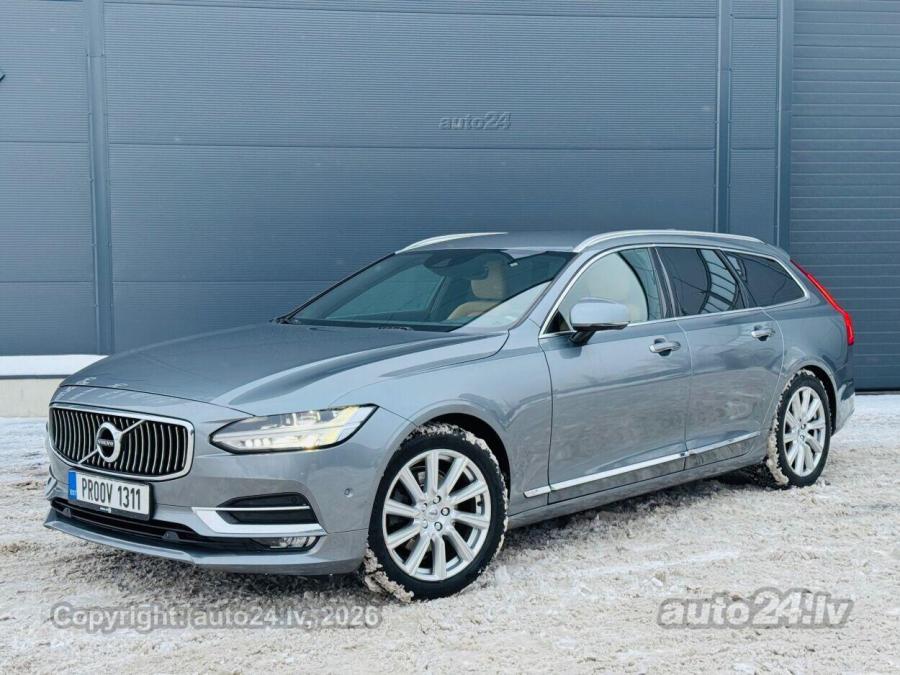 Grey Volvo V90 2017 in Tallinn, with an engine capacity of 2.00 L and mileage of 187 thousand km for 14900 €, photo 1 on AUTOMOTO.COM.LV