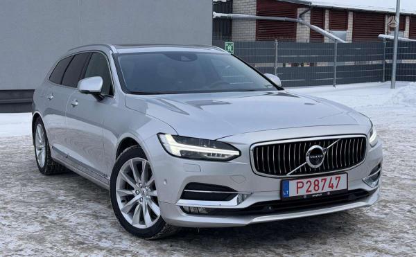 Pelēks Volvo V90 2017 Raseiniai, ar dzinēja tilpumu 2.00 L un nobraukumu 216 tūkst. km par 16900 €, foto 1 vietnē AUTOMOTO.COM.LV
