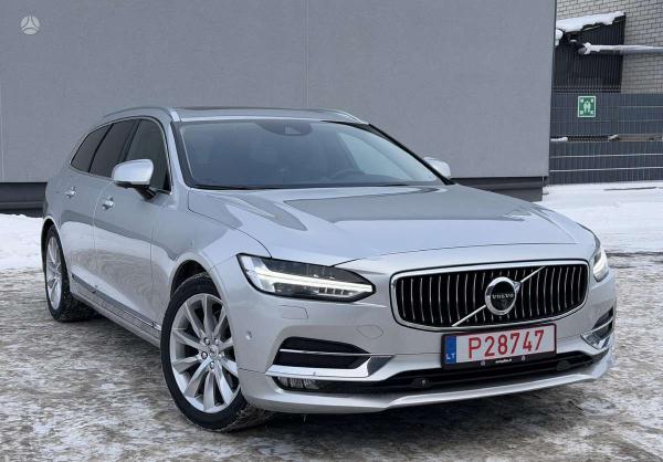 Pelēks Volvo V90 2017 Raseiniai, ar dzinēja tilpumu 2.00 L un nobraukumu 216 tūkst. km par 16900 €, foto 5 vietnē AUTOMOTO.COM.LV