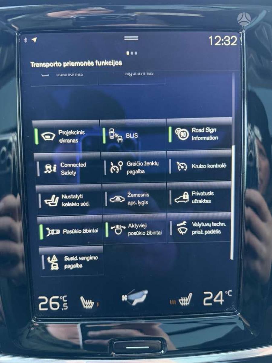 Серый Вольво В90 2017 в Расейняй, объемом двигателя 2.00 л и пробегом 216 тыс. км за 16900 €, фото 34 на AUTOMOTO.COM.LV
