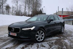 Grey Volvo V90 2017 in Alytus, with an engine capacity of 2.00 L and mileage of 219 thousand km for 12950 €, photo  on AUTOMOTO.COM.LV