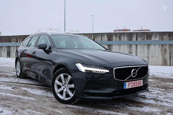 Grey Volvo V90 2017 in Alytus, with an engine capacity of 2.00 L and mileage of 219 thousand km for 12950 €, photo 2 on AUTOMOTO.COM.LV