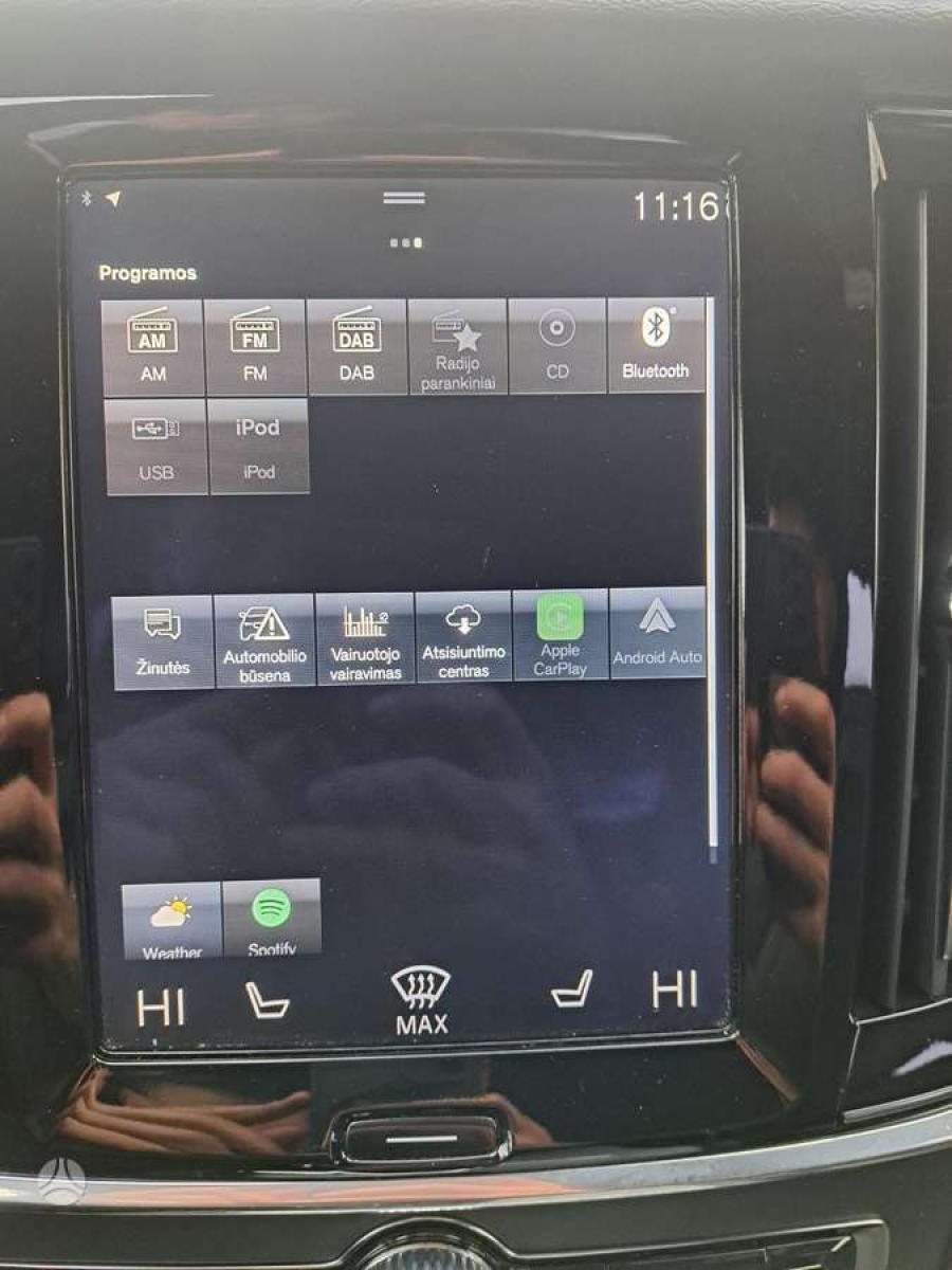 Серый Вольво В90 2017 в Алитус, объемом двигателя 2.00 л и пробегом 333 тыс. км за 13900 €, фото 14 на AUTOMOTO.COM.LV