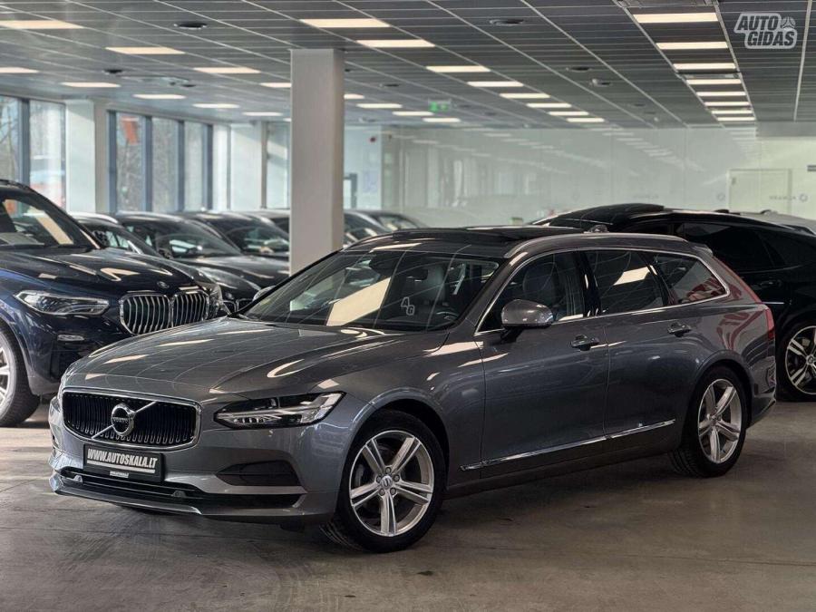 Pelēks Volvo V90 2017 Klaipėda, ar dzinēja tilpumu 2.00 L un nobraukumu 238 tūkst. km par 18650 €, foto 14 vietnē AUTOMOTO.COM.LV