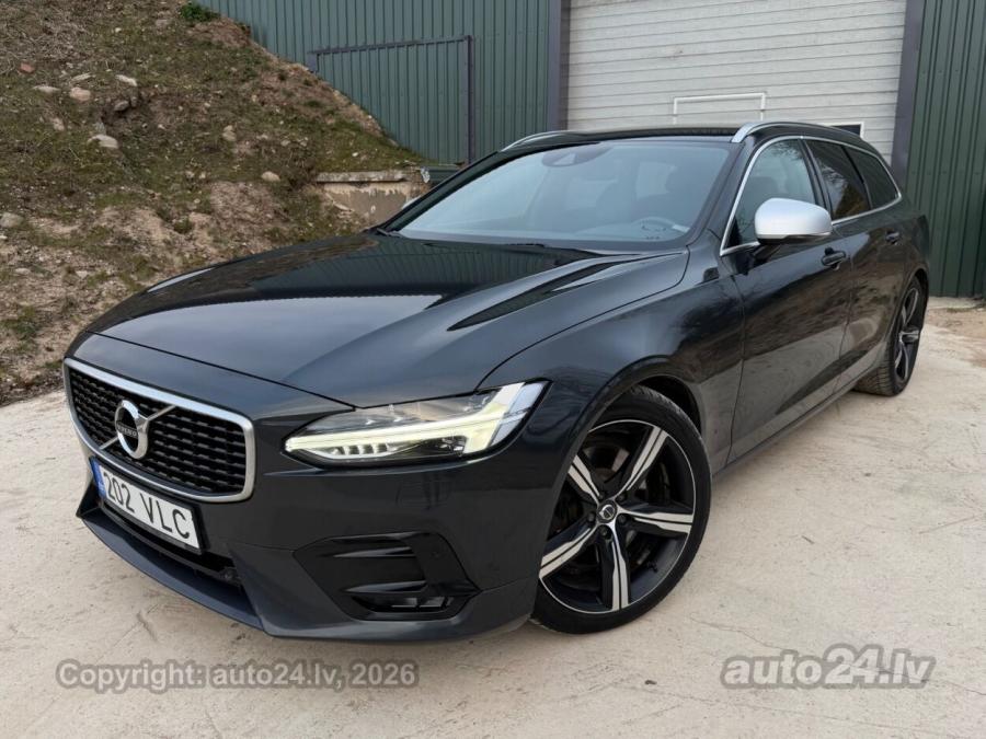 Grey Volvo V90 2017 in Viljandi, with an engine capacity of 2.00 L and mileage of 307 thousand km for 17490 €, photo 1 on AUTOMOTO.COM.LV