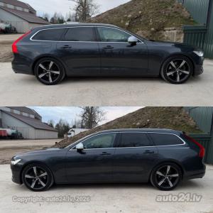 Grey Volvo V90 2017 in Viljandi, with an engine capacity of 2.00 L and mileage of 307 thousand km for 17490 €, photo 7 on AUTOMOTO.COM.LV