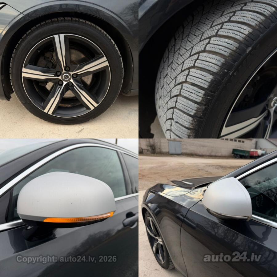 Grey Volvo V90 2017 in Viljandi, with an engine capacity of 2.00 L and mileage of 307 thousand km for 17490 €, photo 26 on AUTOMOTO.COM.LV