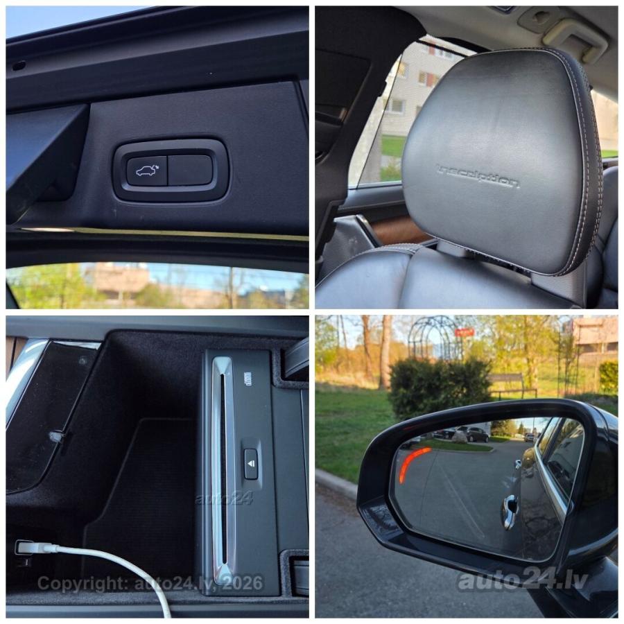 Grey Volvo V90 2017 in Tallinn, with an engine capacity of 2.00 L and mileage of 235 thousand km for 17900 €, photo 25 on AUTOMOTO.COM.LV