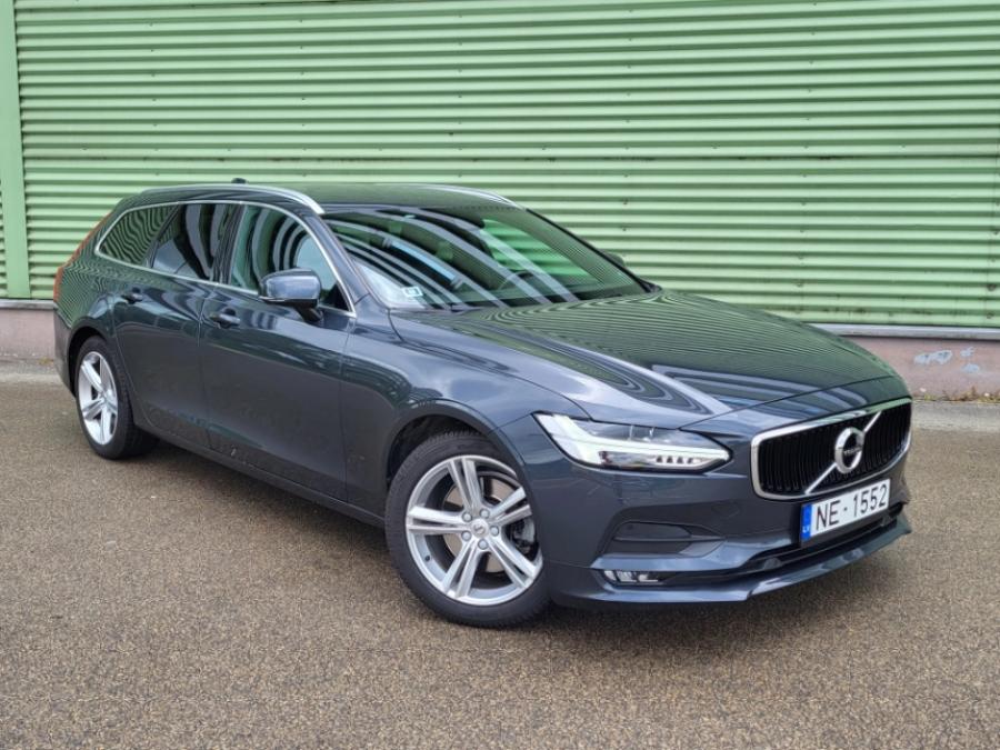 Pelēks Volvo V90 2017 Rīga, ar dzinēja tilpumu 2.00 L un nobraukumu 148 tūkst. km par 17900 €, foto 1 vietnē AUTOMOTO.COM.LV