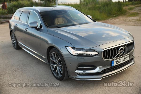 Pelēks Volvo V90 2017 Pērnava, ar dzinēja tilpumu 2.00 L un nobraukumu 144 tūkst. km par 19999 €, foto 2 vietnē AUTOMOTO.COM.LV