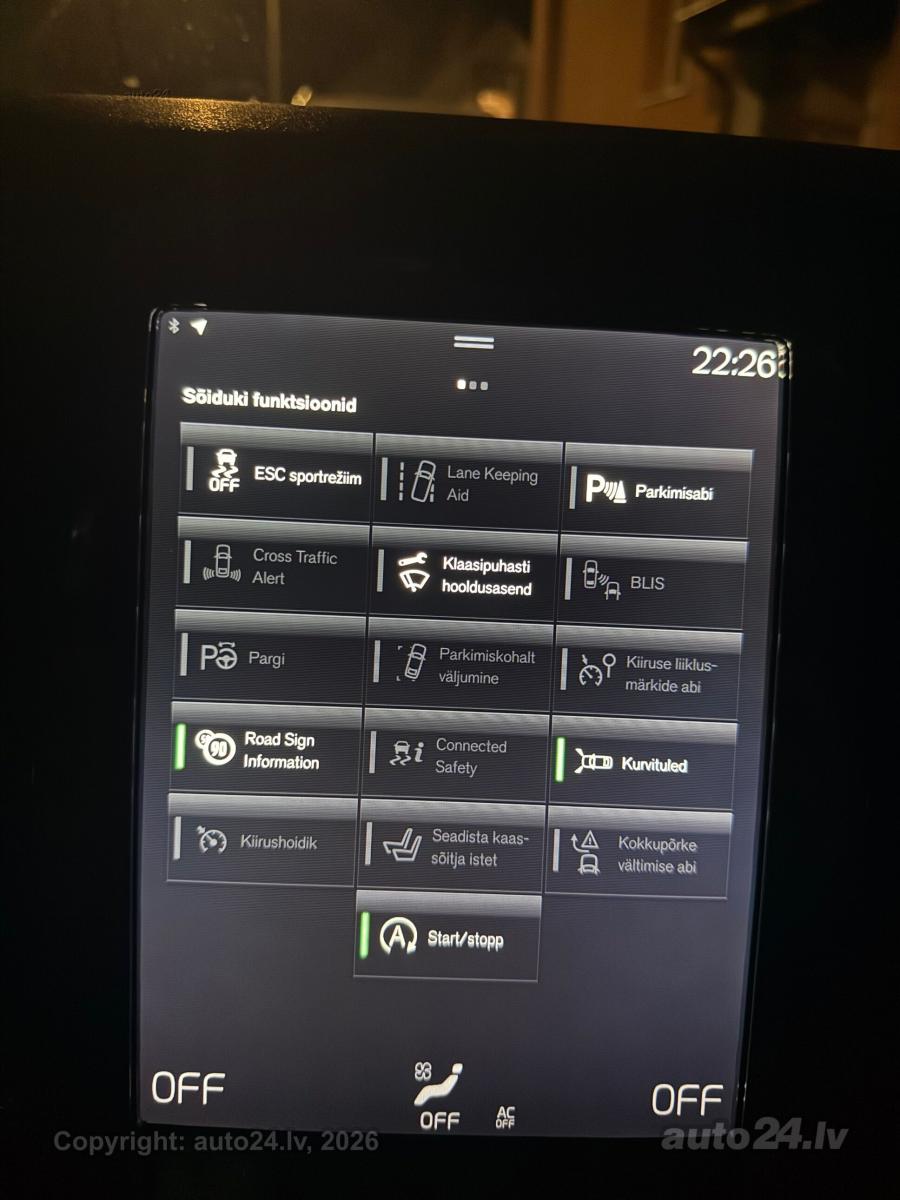 Pelēks Volvo V90 2017 Tartu, ar dzinēja tilpumu 2.00 L un nobraukumu 290 tūkst. km par 16500 €, foto 14 vietnē AUTOMOTO.COM.LV