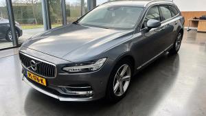Grey Volvo V90 2017 in Jurmala, with an engine capacity of 2.00 L and mileage of 345 thousand km for 12950 €, photo  on AUTOMOTO.COM.LV