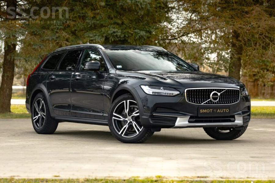 Grey Volvo V90 2017 in Jelgava, with an engine capacity of 2.00 L and mileage of 0 thousand km for 19500 €, photo 1 on AUTOMOTO.COM.LV
