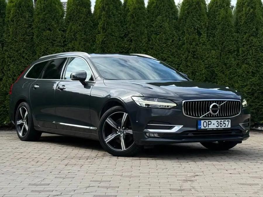 Pelēks Volvo V90 2017 Jelgava, ar dzinēja tilpumu 2.00 L un nobraukumu 283 tūkst. km par 15600 €, foto 4 vietnē AUTOMOTO.COM.LV
