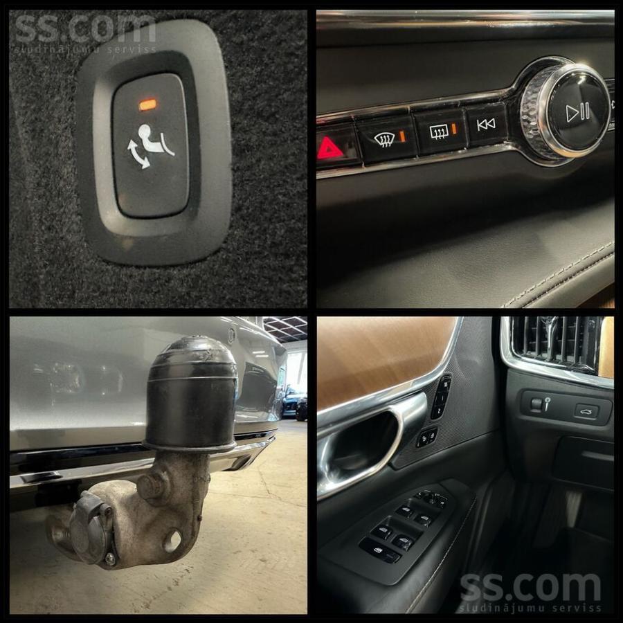 Grey Volvo V90 2017 in Jurmala, with an engine capacity of 2.00 L and mileage of 345 thousand km for 12950 €, photo 32 on AUTOMOTO.COM.LV