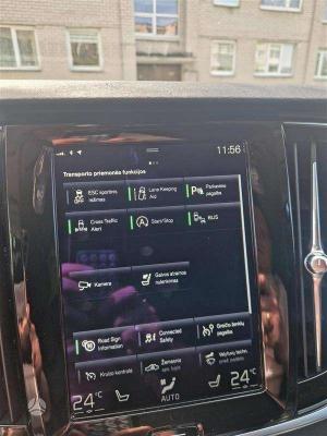 Pelēks Volvo V90 2017 Viļņa, ar dzinēja tilpumu 1.97 L un nobraukumu 250 tūkst. km par 20000 €, foto 6 vietnē AUTOMOTO.COM.LV
