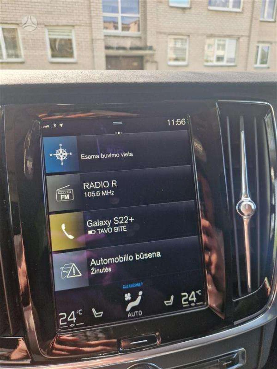 Pelēks Volvo V90 2017 Viļņa, ar dzinēja tilpumu 1.97 L un nobraukumu 250 tūkst. km par 20000 €, foto 8 vietnē AUTOMOTO.COM.LV