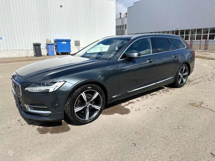 Pelēks Volvo V90 2017 Rokiškis, ar dzinēja tilpumu 1.97 L un nobraukumu 411 tūkst. km par 8750 €, foto 3 vietnē AUTOMOTO.COM.LV