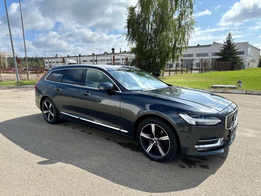 Pelēks Volvo V90 2017 Rokiškis, ar dzinēja tilpumu 1.97 L un nobraukumu 411 tūkst. km par 8750 €, foto 5 vietnē AUTOMOTO.COM.LV