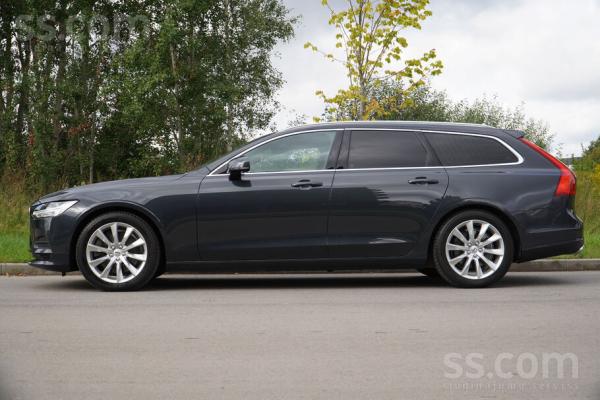 Volvo V90 2017 in Riga on AUTOMOTO.COM.LV Grey Volvo V90 2017 in Riga, with an engine capacity of 2.00 L and mileage of 284 thousand km for 15990 €, photo 4 on AUTOMOTO.COM.LV