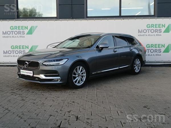 Grey Volvo V90 2018 in Riga, with an engine capacity of 2.00 L and mileage of 187 thousand km for 19250 €, photo 2 on AUTOMOTO.COM.LV