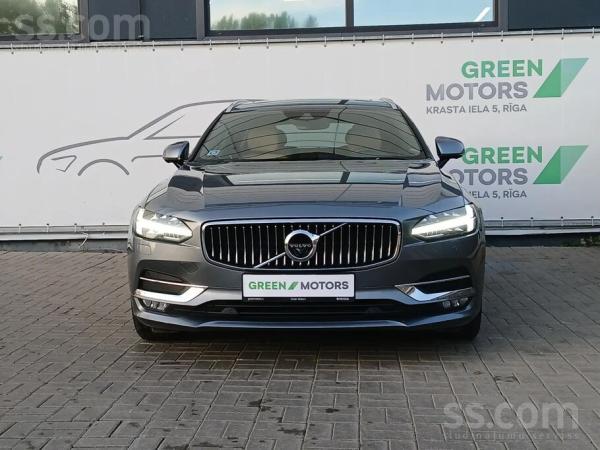 Grey Volvo V90 2018 in Riga, with an engine capacity of 2.00 L and mileage of 187 thousand km for 19250 €, photo 5 on AUTOMOTO.COM.LV