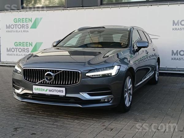 Grey Volvo V90 2018 in Riga, with an engine capacity of 2.00 L and mileage of 187 thousand km for 19250 €, photo 9 on AUTOMOTO.COM.LV