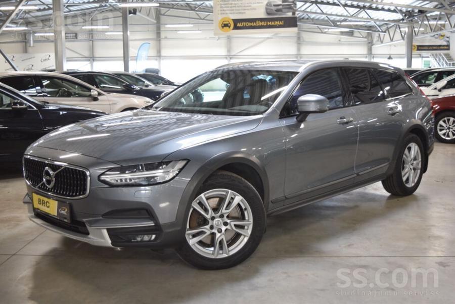 Pelēks Volvo V90 2018 Rīga, ar dzinēja tilpumu 2.00 L un nobraukumu 257 tūkst. km par 17300 €, foto 1 vietnē AUTOMOTO.COM.LV