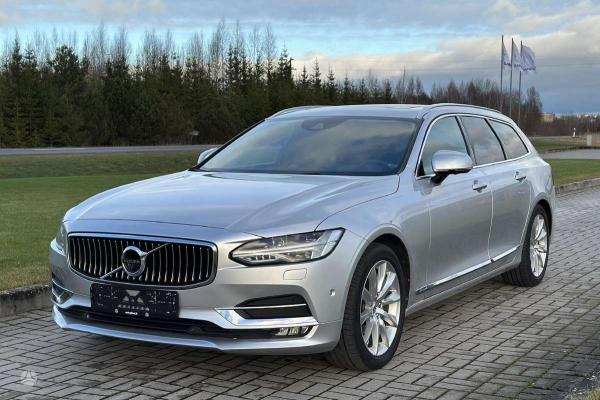 Pelēks Volvo V90 2018 Raseiniai, ar dzinēja tilpumu 1.97 L un nobraukumu 215 tūkst. km par 16500 €, foto 3 vietnē AUTOMOTO.COM.LV