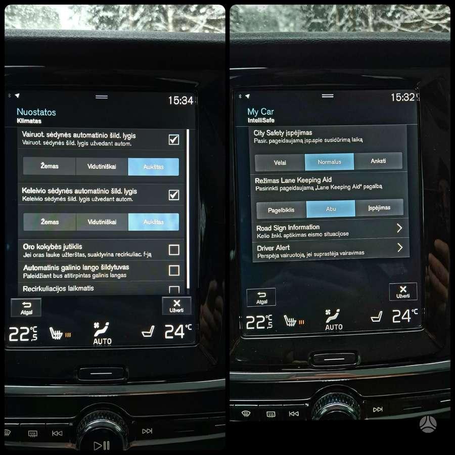 Серый Вольво В90 2018 в Вильнюс, объемом двигателя 1.97 л и пробегом 298 тыс. км за 13300 €, фото 37 на AUTOMOTO.COM.LV